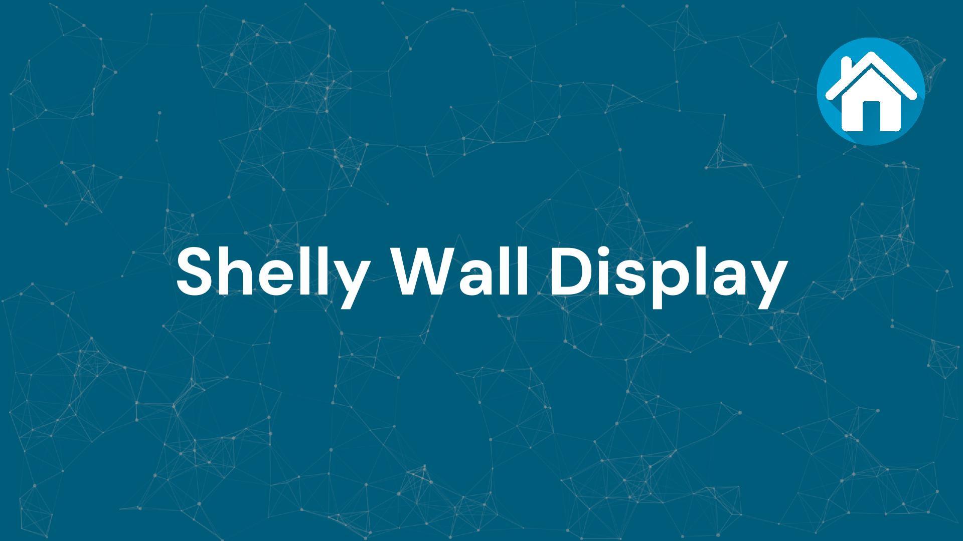 Shelly Wall Display: Smartes Bedienfeld mit Touchscreen